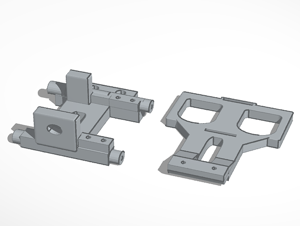Vaterra Ascender Blazer / Suburban Dual Servo Mount and LCG Battery Tr ...
